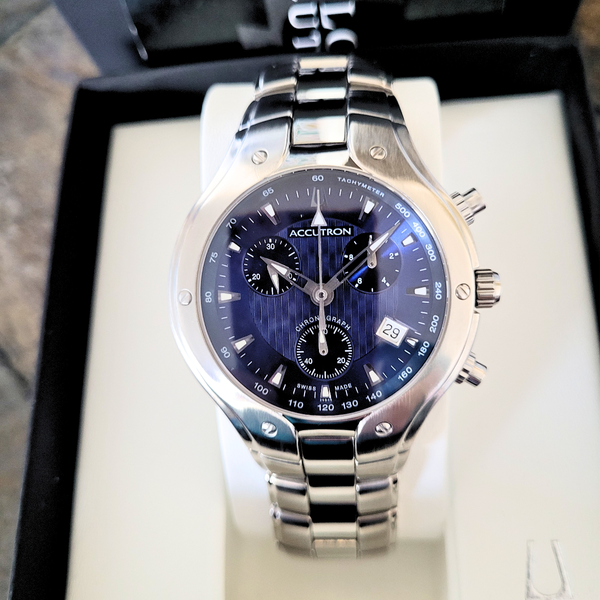 Bulova Accutron Men's Swiss Made Chronograph Watch | WatchCharts ...