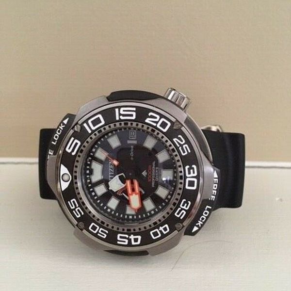 Citizen Eco-Drive Promaster 1000m Professional Diver Sport Silver Black ...