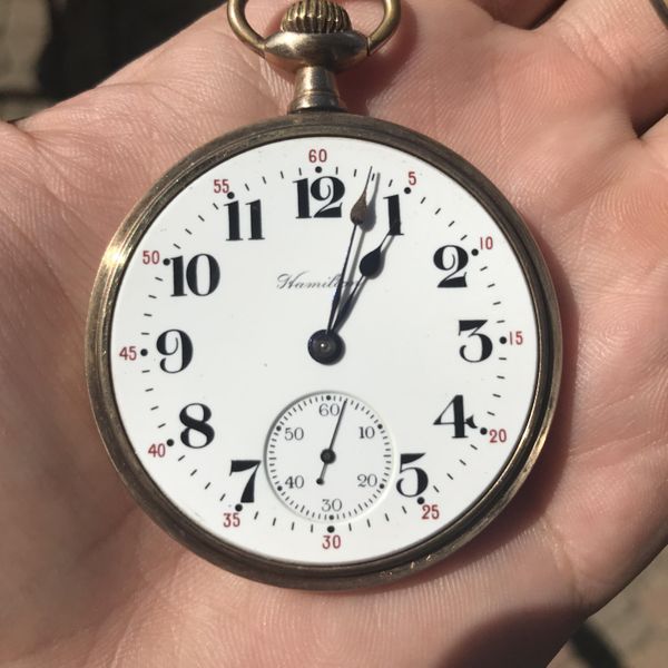 Perfect dial Hamilton 972 Railroad | WatchCharts Marketplace