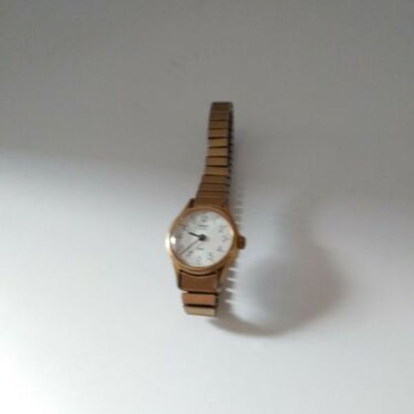 Timex Small Goldtone Women's Wrist Watch | WatchCharts Marketplace