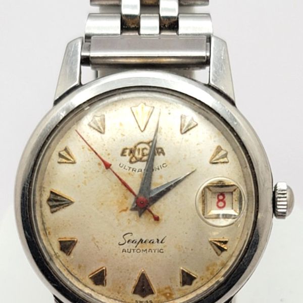 Vintage Enicar Ultrasonic Seapearl Automatic Men's watch works ...