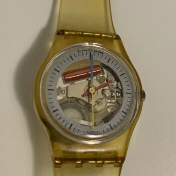 Vintage Rare 80’s Swatch Watch Jellyfish 1986 Collectible S 719 ...