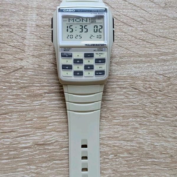 Stunning Casio DBC-32 Dbc32 - Very Rare - Mondo style black white ...