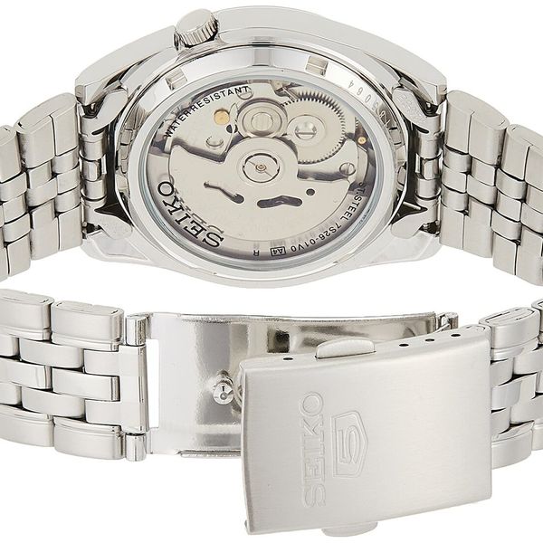 Seiko 5 Classic Men's SNK357 Automatic Stainless Steel Dress Watch ...