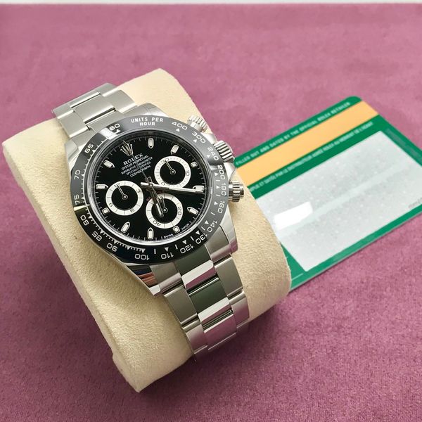 BNIN Style No: 116500LN bk Rolex Steel Cosmograph Daytona 40MM - Black ...