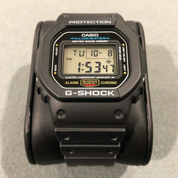 Casio G-Shock DW5600E-1 Men's Digital Watch - Black | WatchCharts
