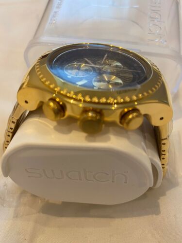 007 swatch watch Limited Edition “odd Job” Gold Stainless Steel 47mm | WatchCharts Marketplace