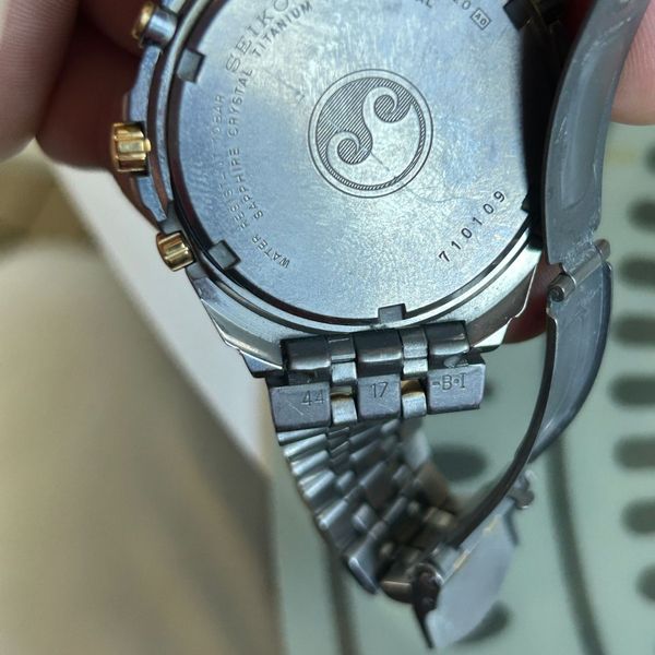 Seiko Chronograph 7T32-7E20 - Titanium, Sapphire Crystal, Vintage ...