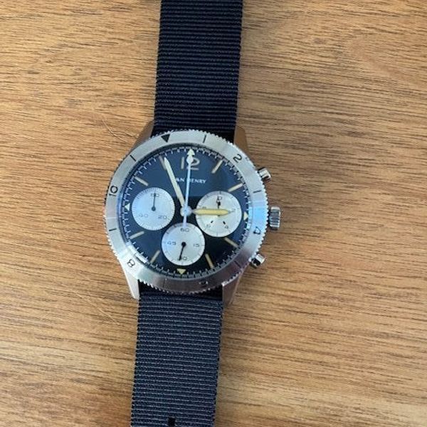 Dan Henry 1963 Pilot Chronograph | WatchCharts Marketplace