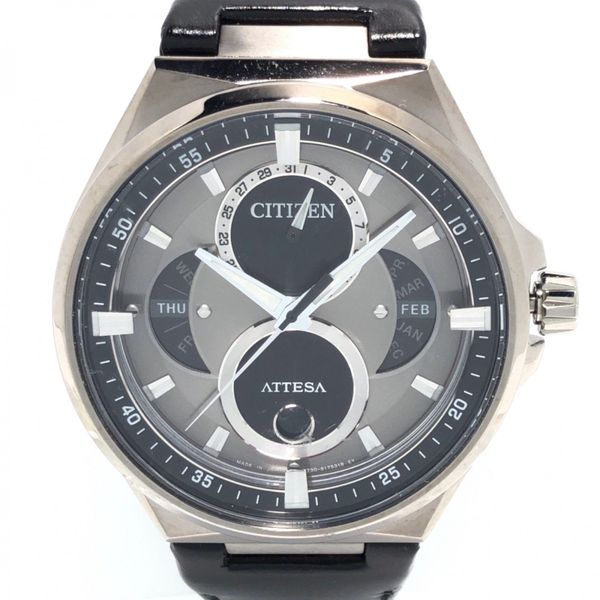 [New] [Used] CITIZEN ATTESA Watch Eco Drive/Triple Calendar Black x ...