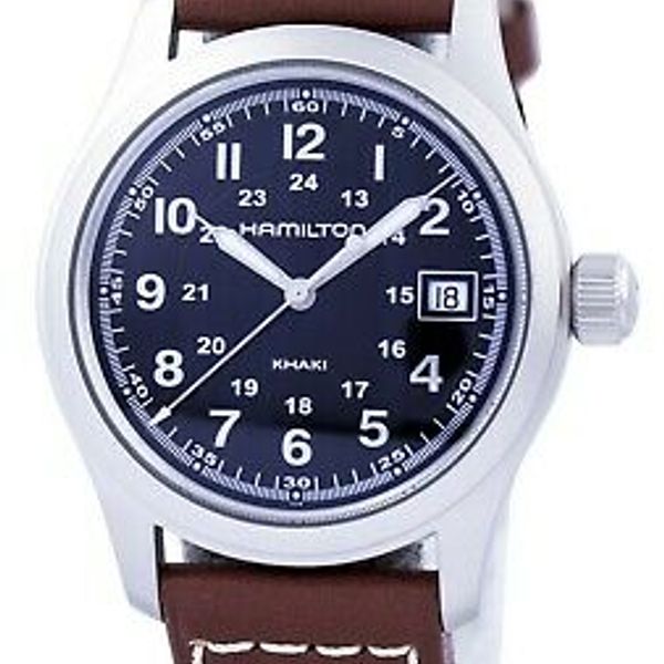 Hamilton Khaki Field Black Dial H68411533 Men's Watch | WatchCharts ...