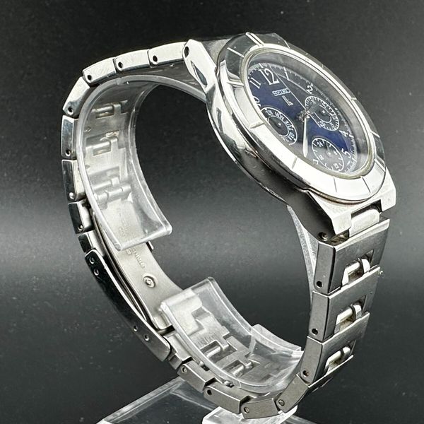 Seiko Lukia LK Women's Day Date Quartz Watch Blue Dial 32mm St. Steel ...