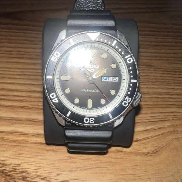 Seiko Men's 5 Sports Automatic Black Dial Watch - SRPD73K2 ...