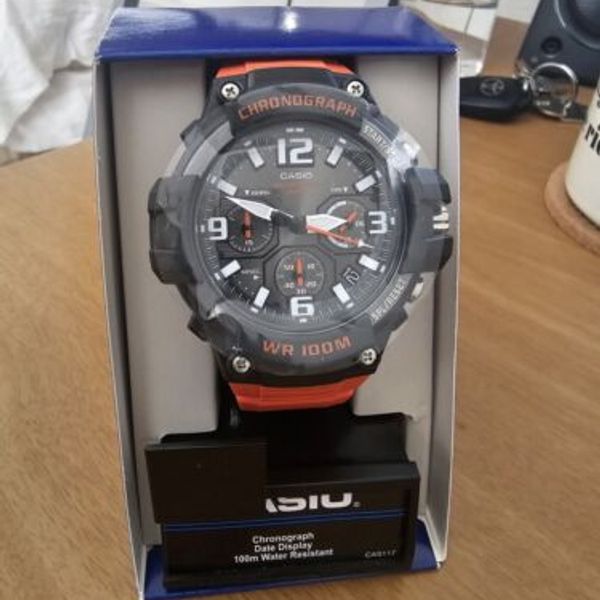 Men's Casio Chronograph Date Display Digital Sports Watch SL-KCUA3-1 ...