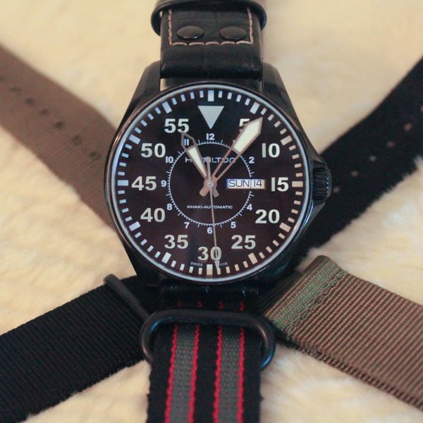 [WTS] Hamilton Men's H64785835 Khaki King Pilot. [GREAT CONDITION ...