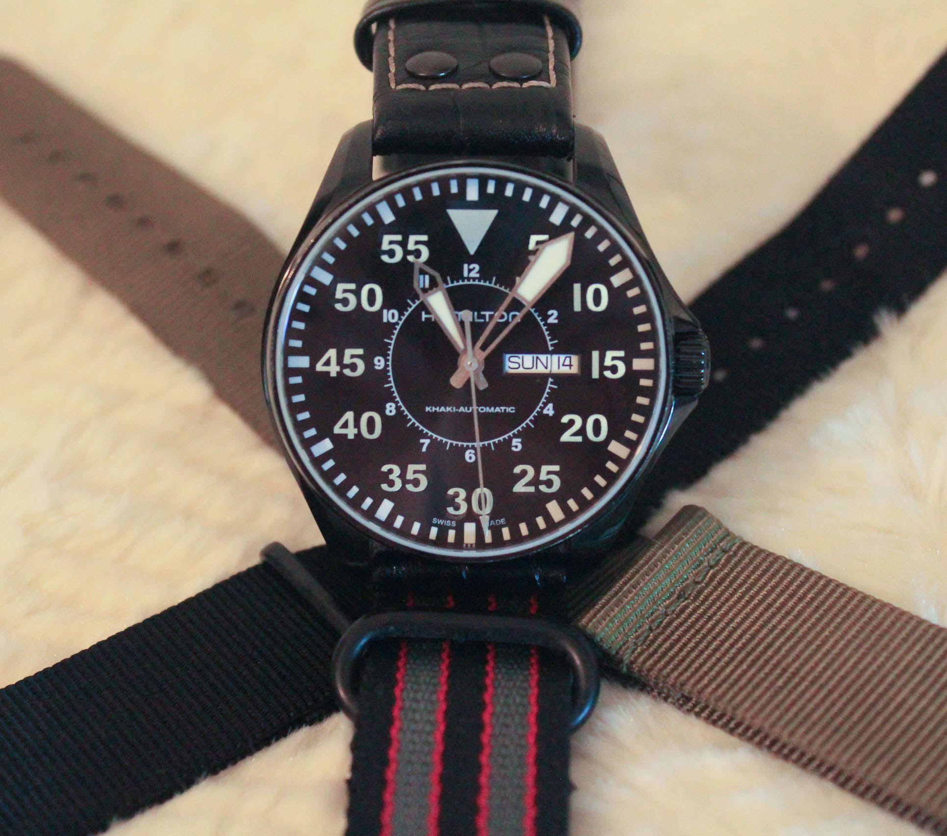 [WTS] Hamilton Men's H64785835 Khaki King Pilot. [GREAT CONDITION ...