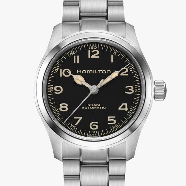 Hamilton Khaki Field Murph Black Dial Automatic 38mm Men's Watch ...