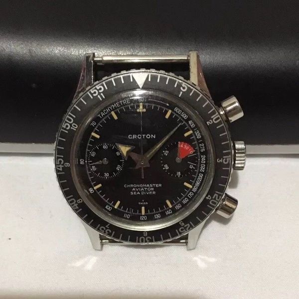 1960's CROTON CHRONOMASTER DIVERS CHRONO w/ VALJOUX 23!!!! $1950.00USD ...