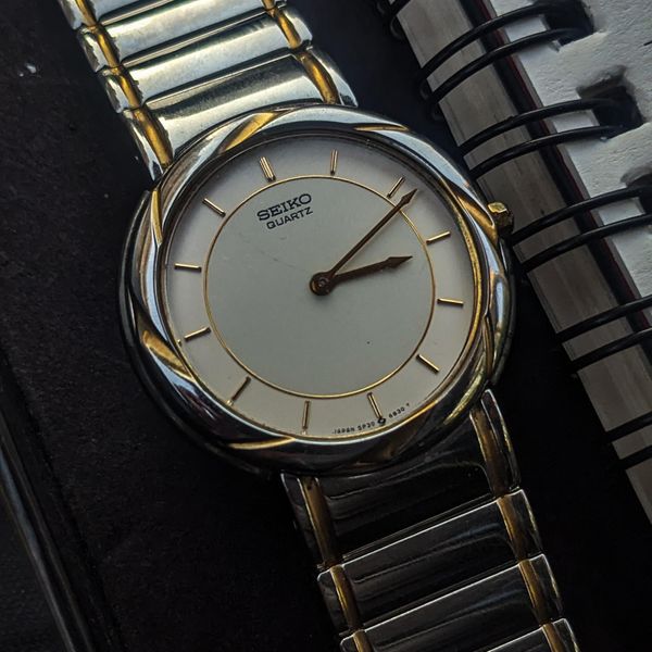 [wts] Vintage Swirl Dial ???? Seiko metal bazel watch 5p30- 6b00 luxury ...