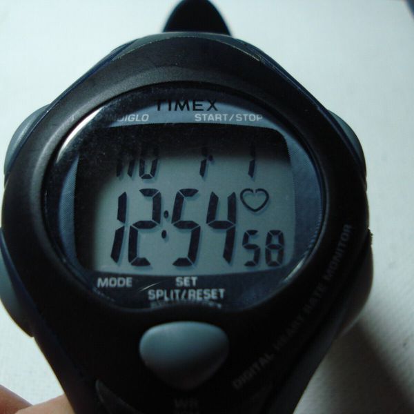 RARE TIMEX HRM FITNESS RUNNERS DIGITAL WATCH NEW BATTERY | WatchCharts ...