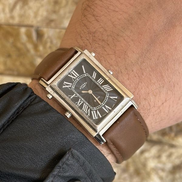 Vintage Rotary Elite Duo-Face Reverso 11306 Swiss Made Quartz watch ...