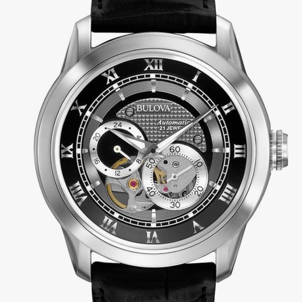 Bulova Men's Classic Sutton 4-Hand Automatic Watch, 24-Hour Sub Dial ...