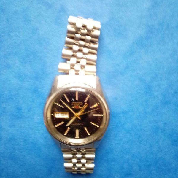CITIZEN VINTAGE BLACK/GOLDEN EAGLE AUTOMATIC 21 JEWEL WATCH (WORKING) | WatchCharts Marketplace