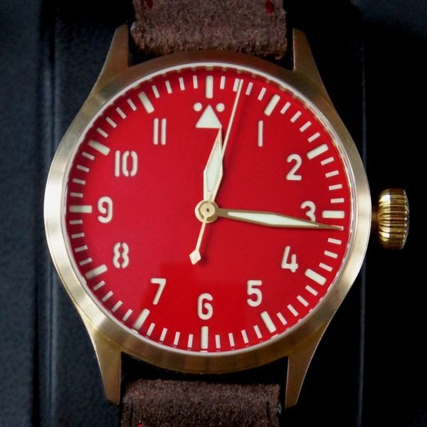 STEINHART RED Nav B-Uhr 44 automatic, bronze, limited edition №88/88 ...