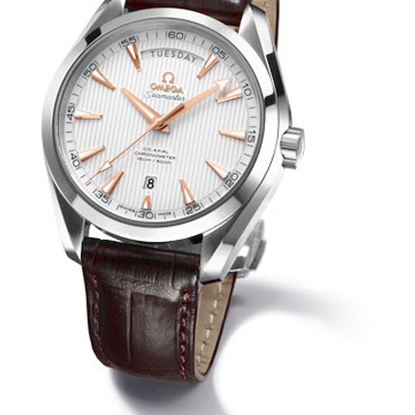 Omega 20mm Alligator Leather + Deployment buckle - Dark Brown 98000276 ...