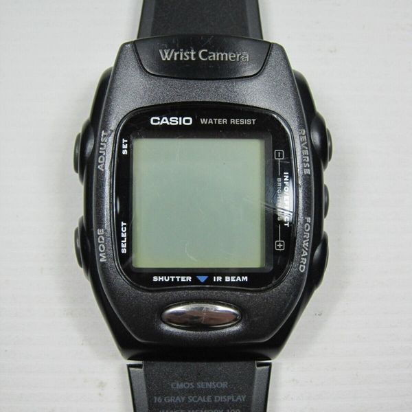 Vintage Rare Casio WQV-2 [2220] Camera IR B&W Wristwatch [AS IS FOR ...