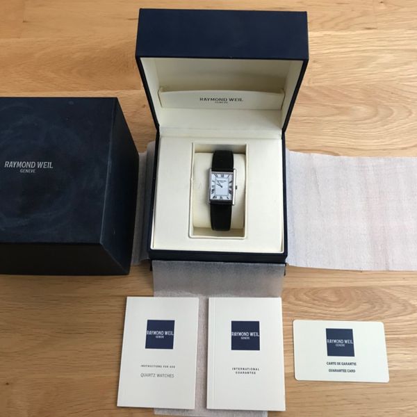 Raymond Weil 5768 Tank Luxury Swiss Watch Quartz. Box Papers ...