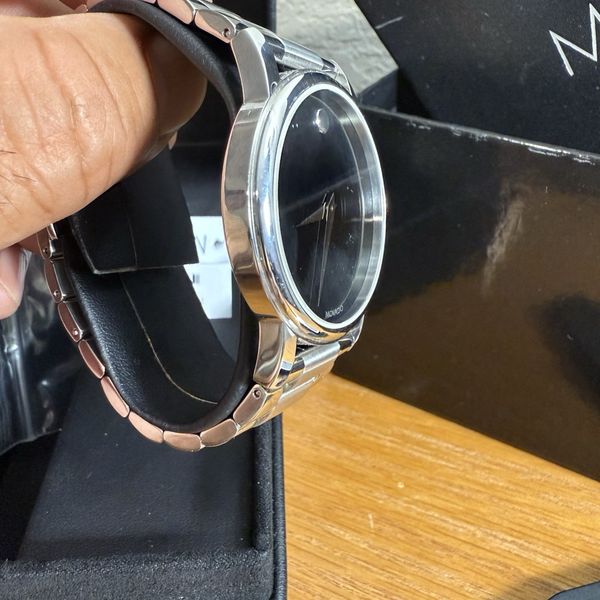 Movado Museum Swiss Made Quartz Movement Menâ s Watch | WatchCharts ...