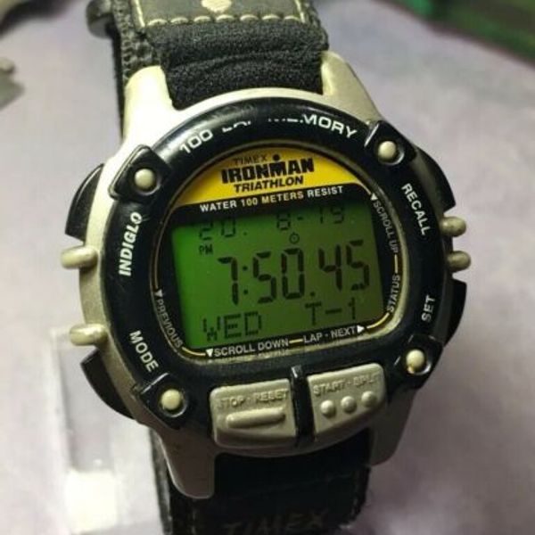 Timex Ironman Watch. Jocko Willink Flix 814. Runs Great. All Buttons ...