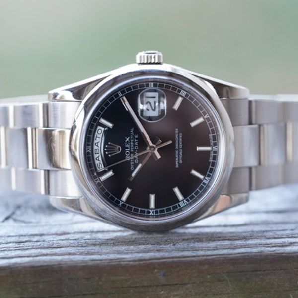 FS: Rolex 118209 Day-Date Italian Date Wheel | WatchCharts Marketplace