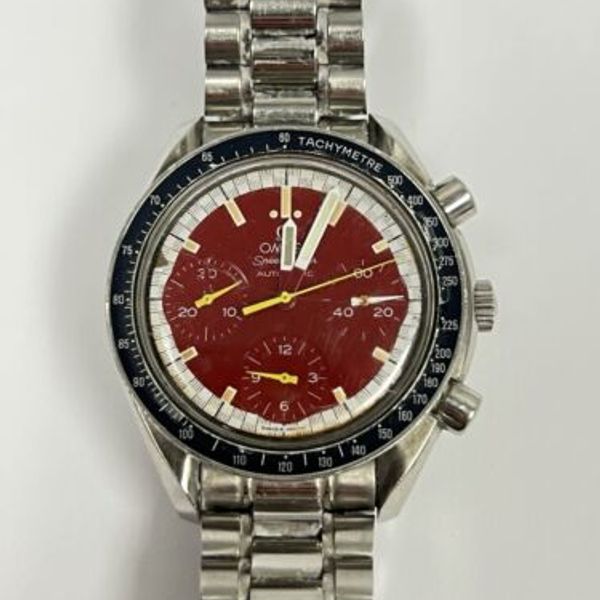 Omega Speedmaster Schumacher Racing Red Dial 39mm Automatic Watch - FOR ...