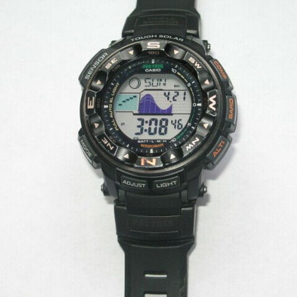 Casio Protrek Triple Sensor Tough Solar PRG-250 Men's Watch | WatchCharts