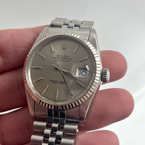 [WTS] Rolex datejust 36 16014 - light grey dial - $3900 SHIPPED Conus ...