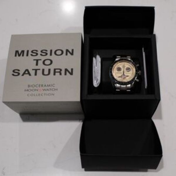 Omega Moonswatch Metal Mod - Mission To Saturn | WatchCharts Marketplace