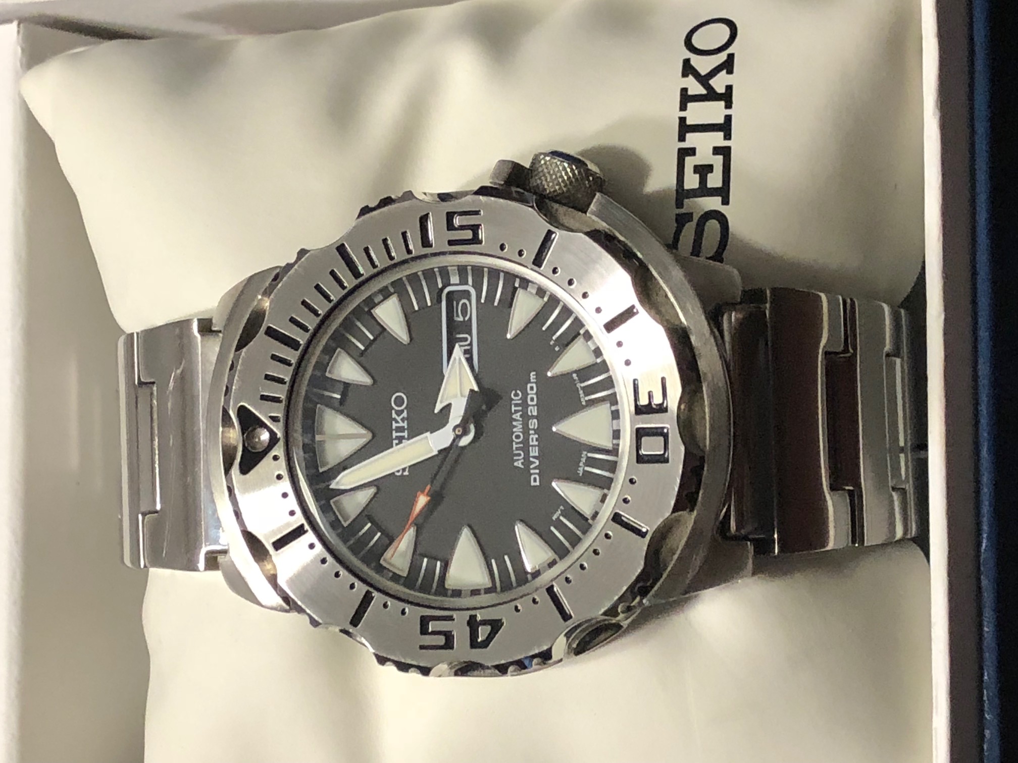 Seiko SRP307 Black Monster 2nd generation | WatchCharts