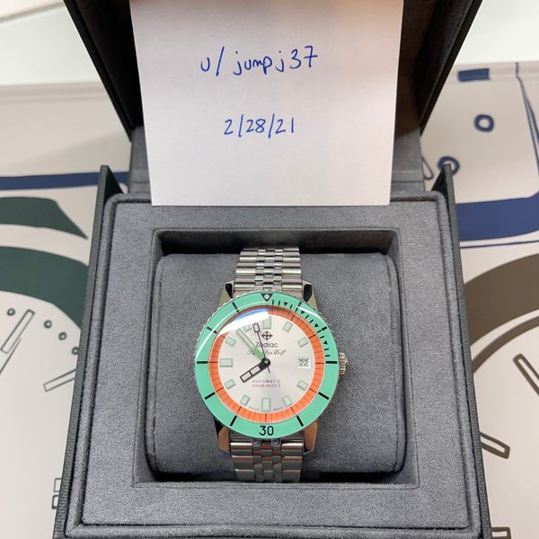 [WTS] Zodiac “Watermelon” Super Sea Wolf ZO9269 | WatchCharts Marketplace