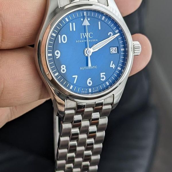 [WTS] IWC Pilot 36 Blue With IWC Alligator Strap and Deployant, IWC ...