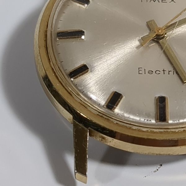 Vintage 1960s Mens Timex Electric Watch Hidden Crown France UNTESTED ...