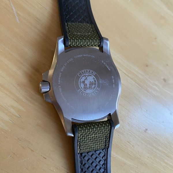 Citizen Men's Eco-Drive Promaster Tough Green Dial Watch BN0211-09X ...