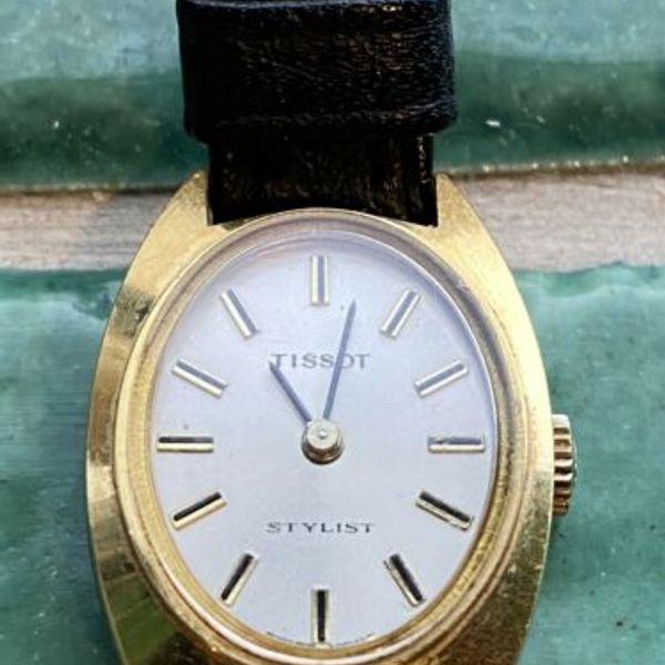 Vintage Ladies Tissot Stylist oval Mannual Wind watch | WatchCharts ...