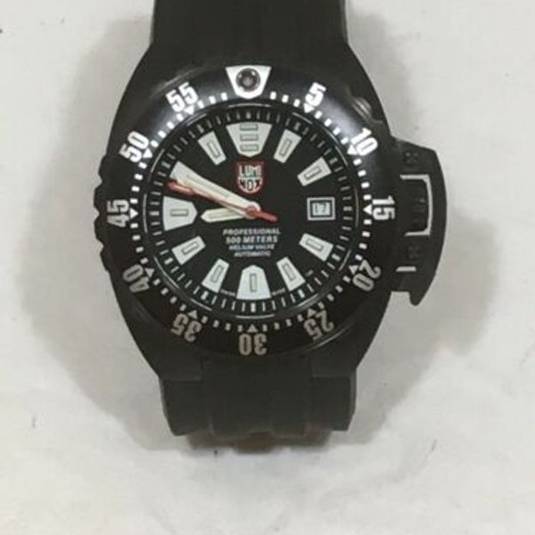 Luminox 1501 S1 Deep Dive Watch 1500 Series Automatic Black White ...