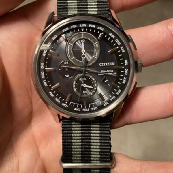 Mens Citizen Eco Drive H804 World Time | WatchCharts