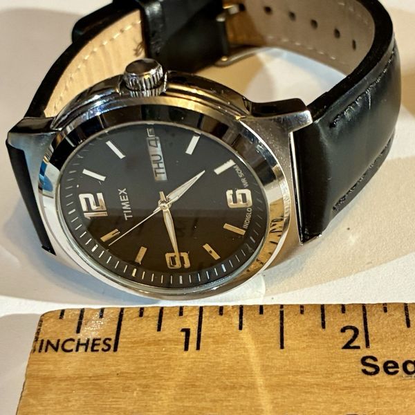 Timex Mens SS Running Day Date Watch | WatchCharts Marketplace