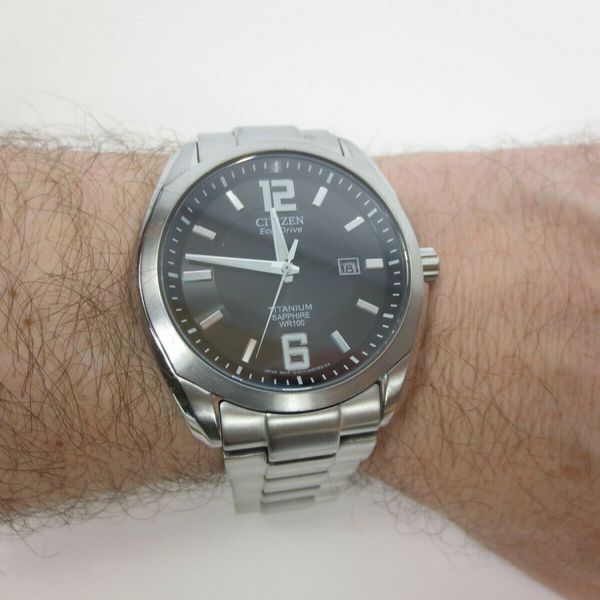 CITIZEN Eco-Drive Mens Watch Titanium Sapphire WR 100 | WatchCharts