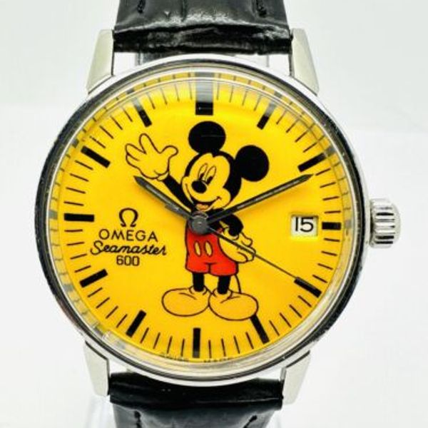 Vintage Omega Seamaster 600 Mickey Mouse 1967 Cal. 613 Stainless Steel ...