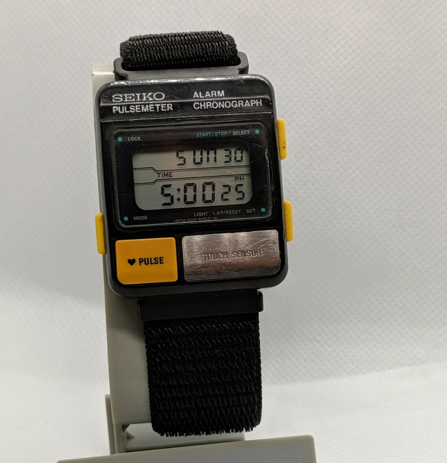 Vintage Seiko S229-5000 Pulsemeter - Rare 1980s Digital Watch - Aliens ...